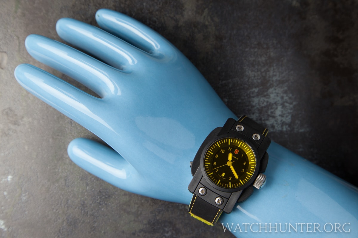 MEET THE WATCH: Vintage Victorinox Swiss Army Yellow Crystal Watch ...