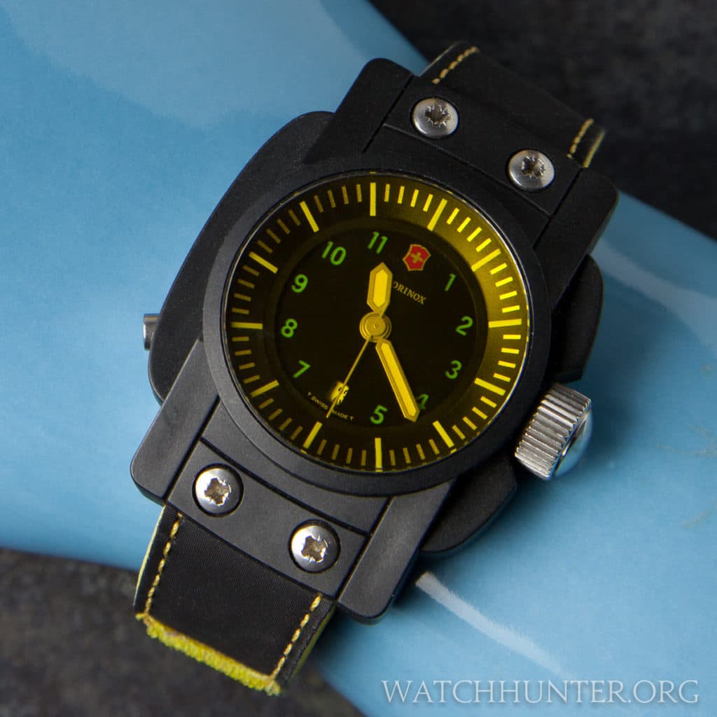 MEET THE WATCH: Vintage Victorinox Swiss Army Yellow Crystal Watch ...