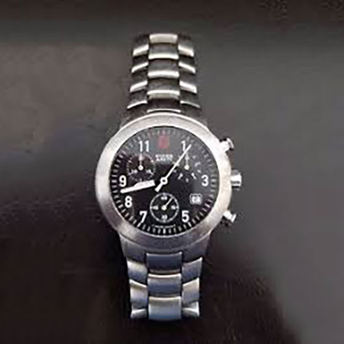 Victorinox Swiss Army - 241317 - Convoy Chrono, Grey Dial with Red ...